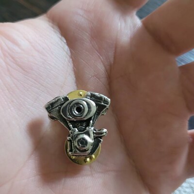 Triumph Motorcycle Wheel and Wing Vest Pin Made in the USA - Etsy