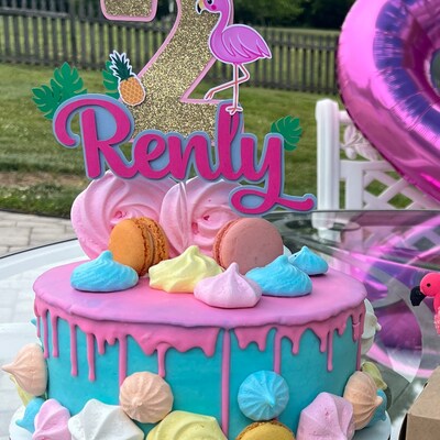 Birthday Cake Topper Foil Cake Topper Custom Personalized - Etsy