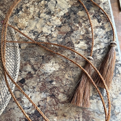 Horsehair Hat String, Cowboy Hat Stampede String, Chin Strap, Double ...