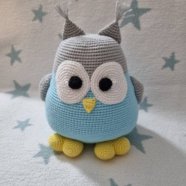 Owl Crochet Pattern Amigurumi Pattern Owl Stuffed Animal Crochet Owl ...