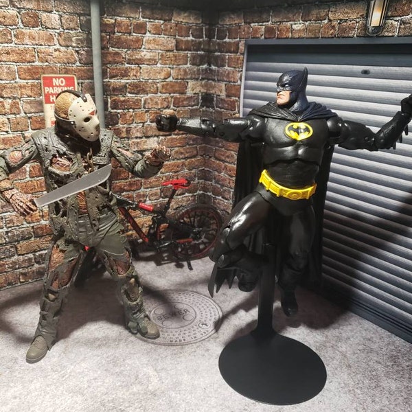 Garage Shop Backdrop / Foldable Diorama for Toy Photography ...