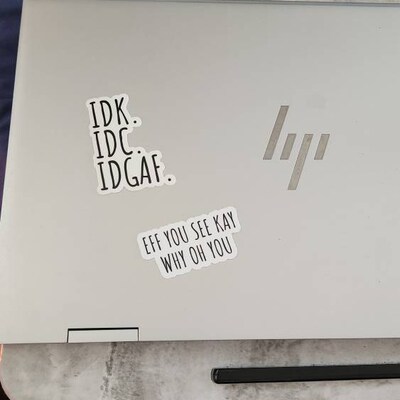 Everything Hurts and I'm Dying Sticker, Funny Sticker, Laptop Sticker ...