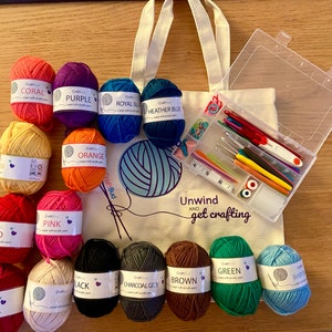 DIY Mini Crochet Kit beginner's Crochet Kit for All Ages - Etsy