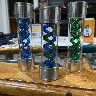 T-virus With Embossed Ends Machined Aluminum Large - Etsy