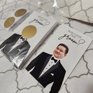 Personalized Who Has the Groom Bridal Shower Game Cards - Etsy
