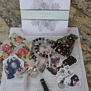 Morrigan Prayer Beads, Morrigan Altar, Goddess of Fate and War, Goddess ...