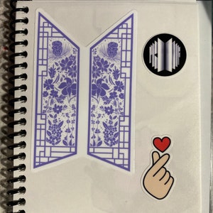 BTS Logo Sticker Spring Day Inspired Bts Spring Day Sticker - Etsy