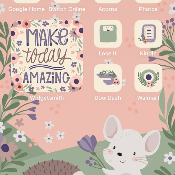 Spring App Icons Ios14 Aesthetic App Icons Handdrawn App Elements Cute ...
