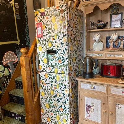 Retro MINI Fridge Wrap Vintage Fridge Decals Mini Refrigerator - Etsy