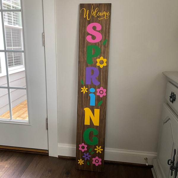 Spring Welcome Sign SVG Bundle: Easter Farmhouse Decor (digital ...