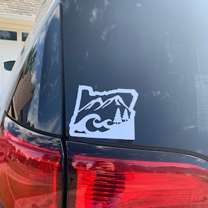 Best of Oregon Vinyl Decals Bumper Sticker Car Window Decal Pacific ...