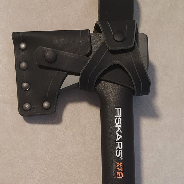 Leather Sheath for Fiskars X-series and Norden Axes (X5, X7, X10 X11 ...