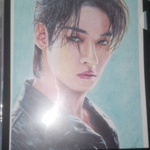 HAN (stray Kids) Drawing A4 Print - Etsy