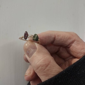 Custom Crystal Ring Handmade With Real Crystals you Choose the Crystals ...