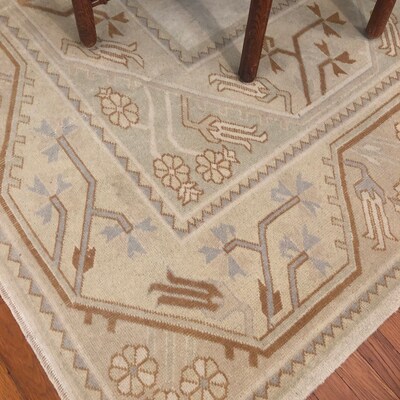 48x65ft. Persian Rug. Persian Scatter Rug. Entryway Rug. - Etsy