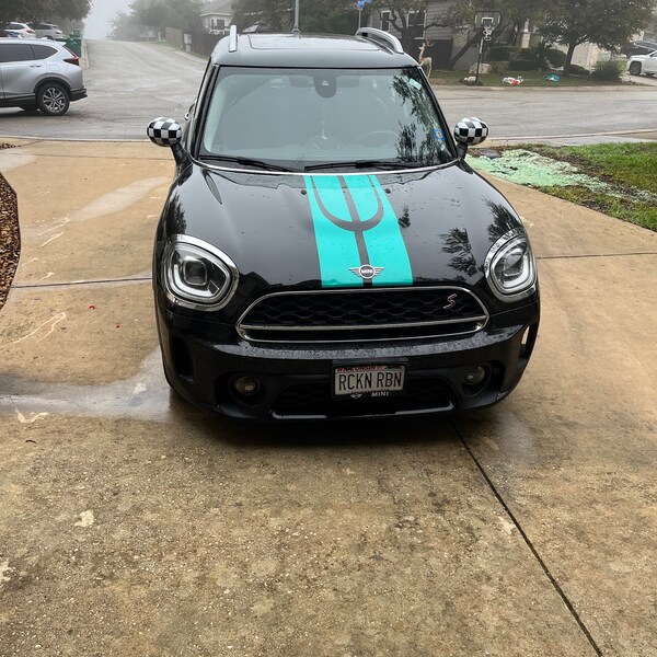 2pcs Set Hood Stripes Stickers Decals for Mini Cooper 2001-2022 ...