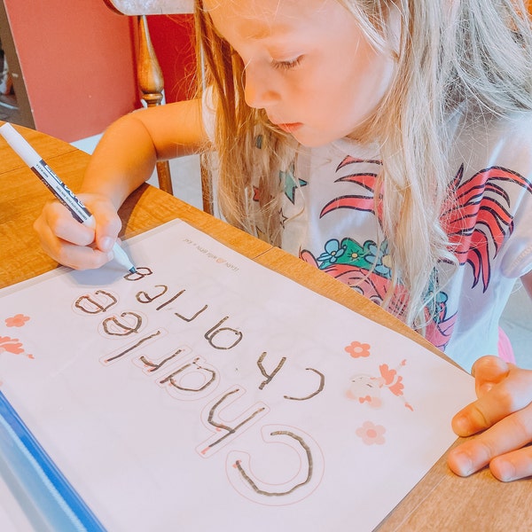 Tracing Pages, Preschool Worksheets, Toddler Busy Book, Homeschool ...