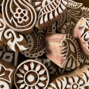 Border Printing Block Set of 19 Blocks Fabric Printing Block - Etsy