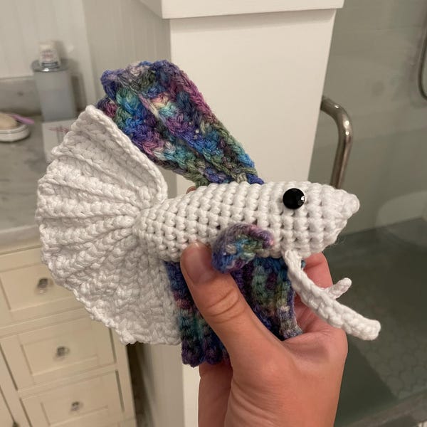 Betta Fish Crochet Amigurumi Pattern - Etsy