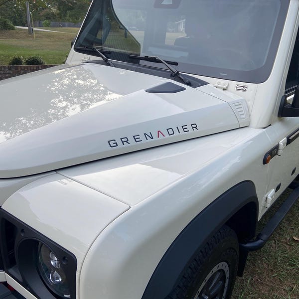 Ineos Grenadier Lambda & Logo Inlays. Custom Hood and Back Door Included. Mix and Match. - Etsy