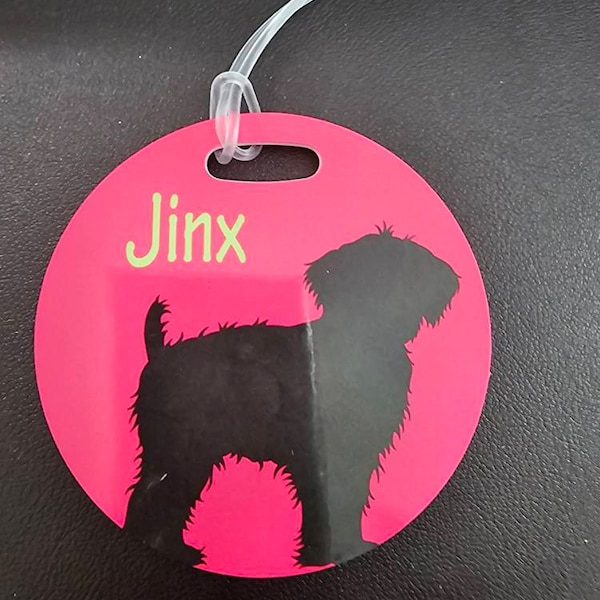 Dog Luggage Tag, Dog Crate Tag, Personalized Dog Bag Tag, Travel Buddy ...