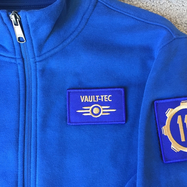 Vault-tec Fallout Insipried Patch Cosplay 3"x2" Inches Hook and Loop ...
