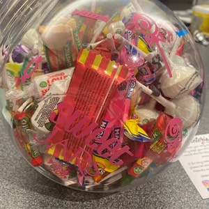 Personalised Sticker/label/decal for Sweet Jar... Add Your Own Name ...