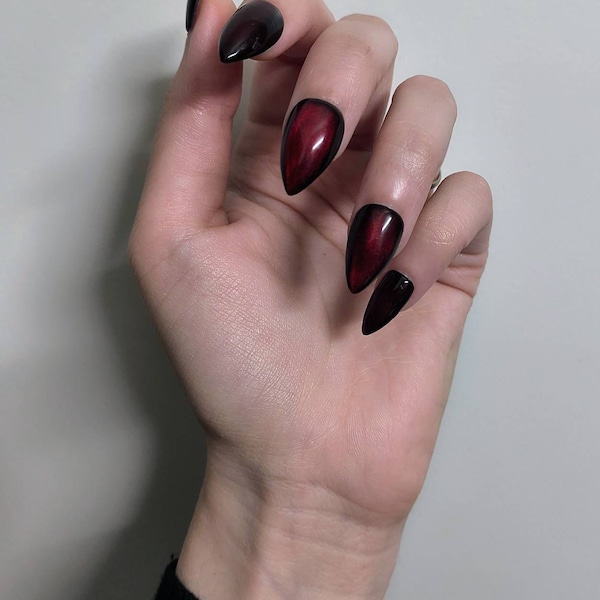 Blaze It | Solid Ferrari Red Apres Gelx Luxury Press-on Nails ...