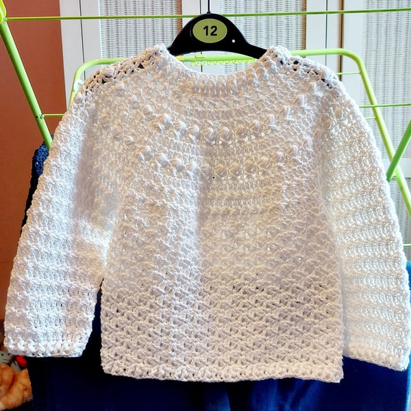 Crochet Pattern lace Sweater , Girl Sweater Pattern, Crochet Pattern ...