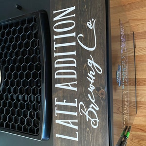 Custom Wood Sign, Customizable Wood Sign, Vinyl Decal, Home Decor Sign ...