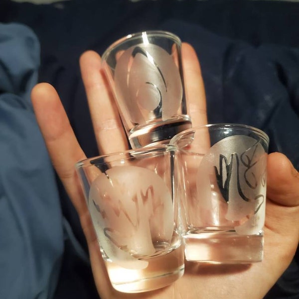 Bioshock Plasmids Etched Shot Glass Set of 3 Fan Art - Etsy