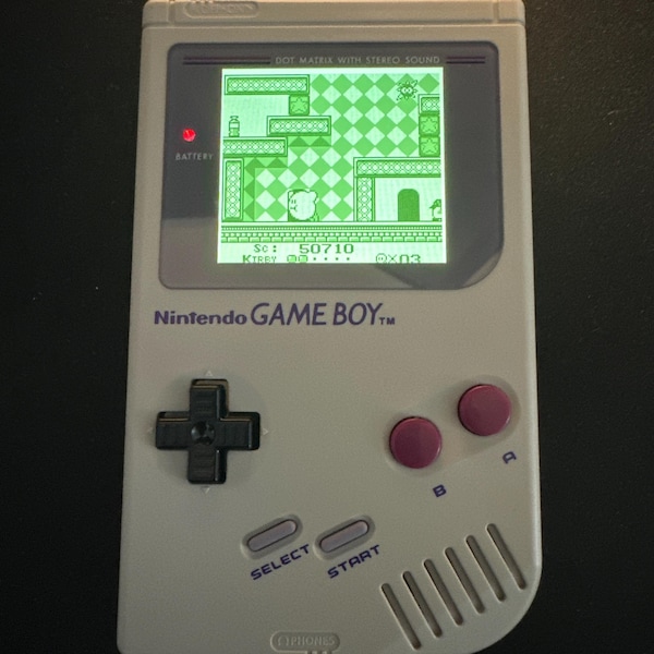 Custom BACKLIT Nintendo Gameboy Color Princess PEACH and Free Game With ...