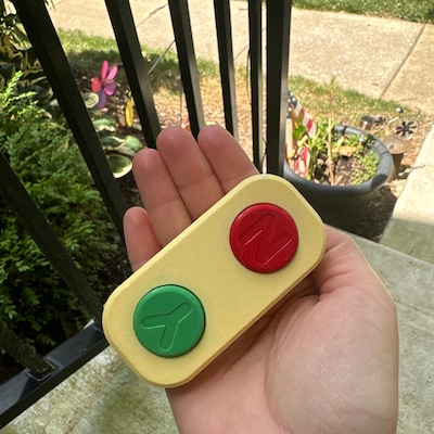 Bluey Inspired Yes No Button for Real Life - Etsy