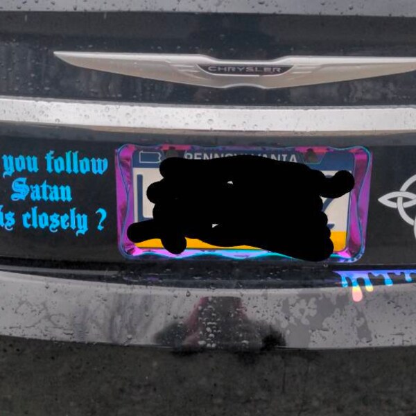 Goth Decal Goth Car Accessories Car Accessories Drip Slime Decal Car ...