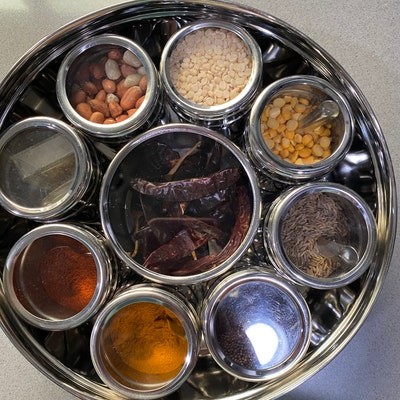 Spice Box Stainless Steel 12 Spices Authentic Spice Box Gift for Foodie ...