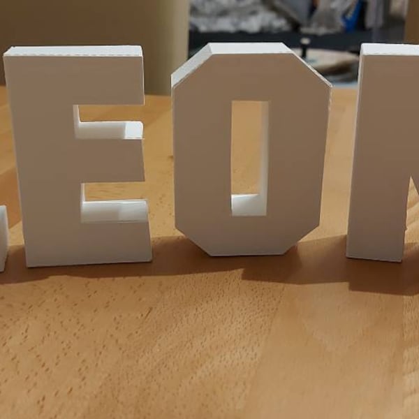 Plantilla de letras del alfabeto 3D A-Z 0-9 Letras SVG 3D para Cricut ...