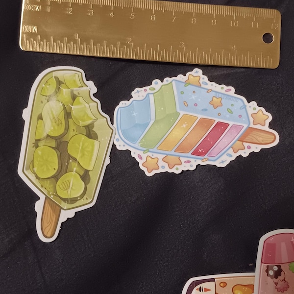 Popsicle Stickers - Transparent Stickers - Popstickles - Butter ...