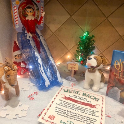 Personalized Elf Letter Welcome Back Letter From Two Elves Christmas ...