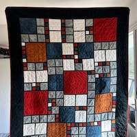 Stained Glass/denim Quilt Pattern - Etsy Canada