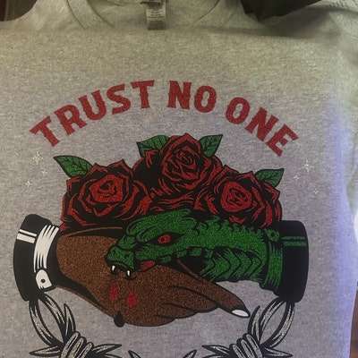 Trust No One Svg, Vector File, Cut File, Png, Instant Download - Etsy