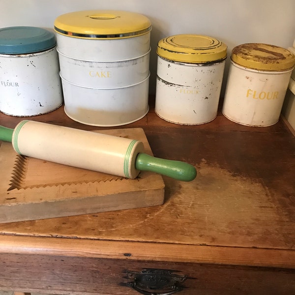 Vintage Stacking Cake Storage Tins - Etsy