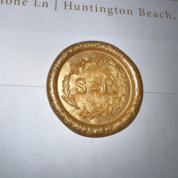 Custom Wax Seal Logo Stickers,40 Logo Series Designs,handmade Self ...