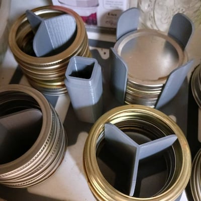 Canning Jar Lid & Ring Organizers - Etsy