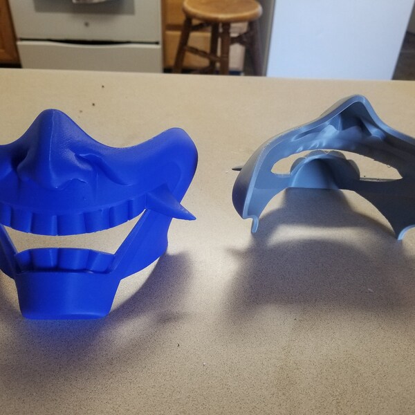 The Blue Spirit Half Mask - Etsy