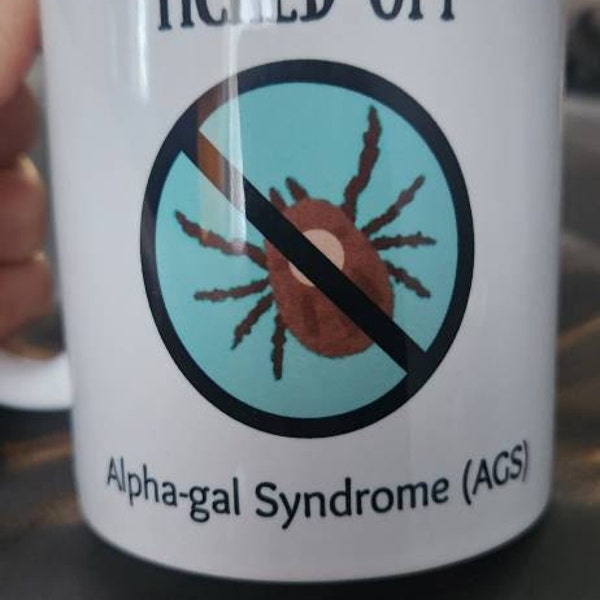 11 Oz "#plantlife" Alpha-gal Syndrome Awareness Ceramic Coffee Mug AGS ...