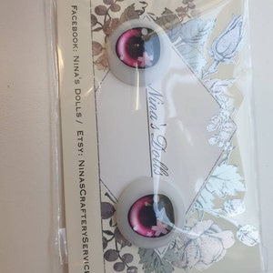 Acrylic Resin Anime Eyes Dollfie Dream 10-12-14-16-20-22-24 Mm - Etsy