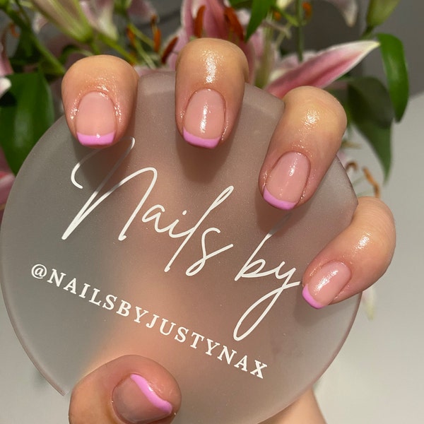 Customised Acrylic Nail Art Photography Prop | Nail Technician, False ...