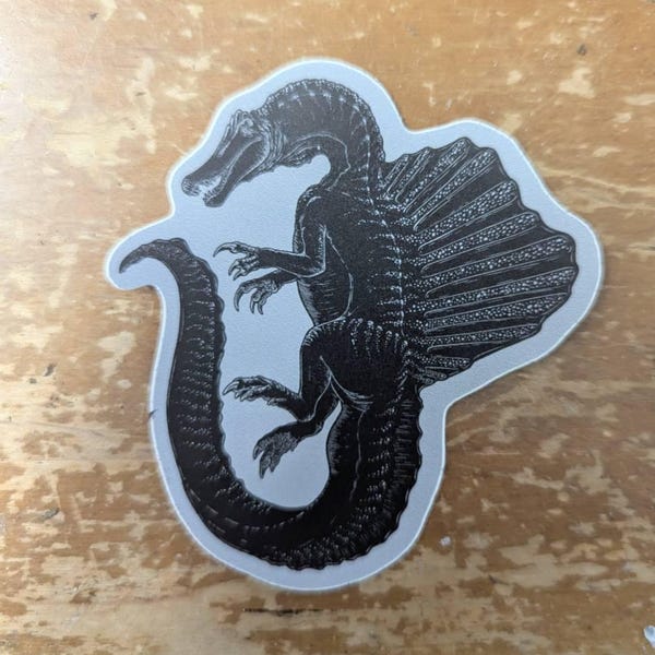 Dilophosaurus Paleo Punk Jacket Patches, Natural History Paleoart ...