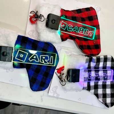 Custom ROBLOX Theme Name Tag LED Keychain Christmas, Holiday Gift Idea ...