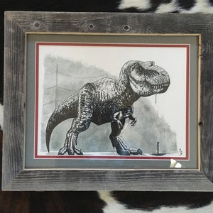 Blue Portrait Jurassic World Fallen Kingdom Poster - Etsy